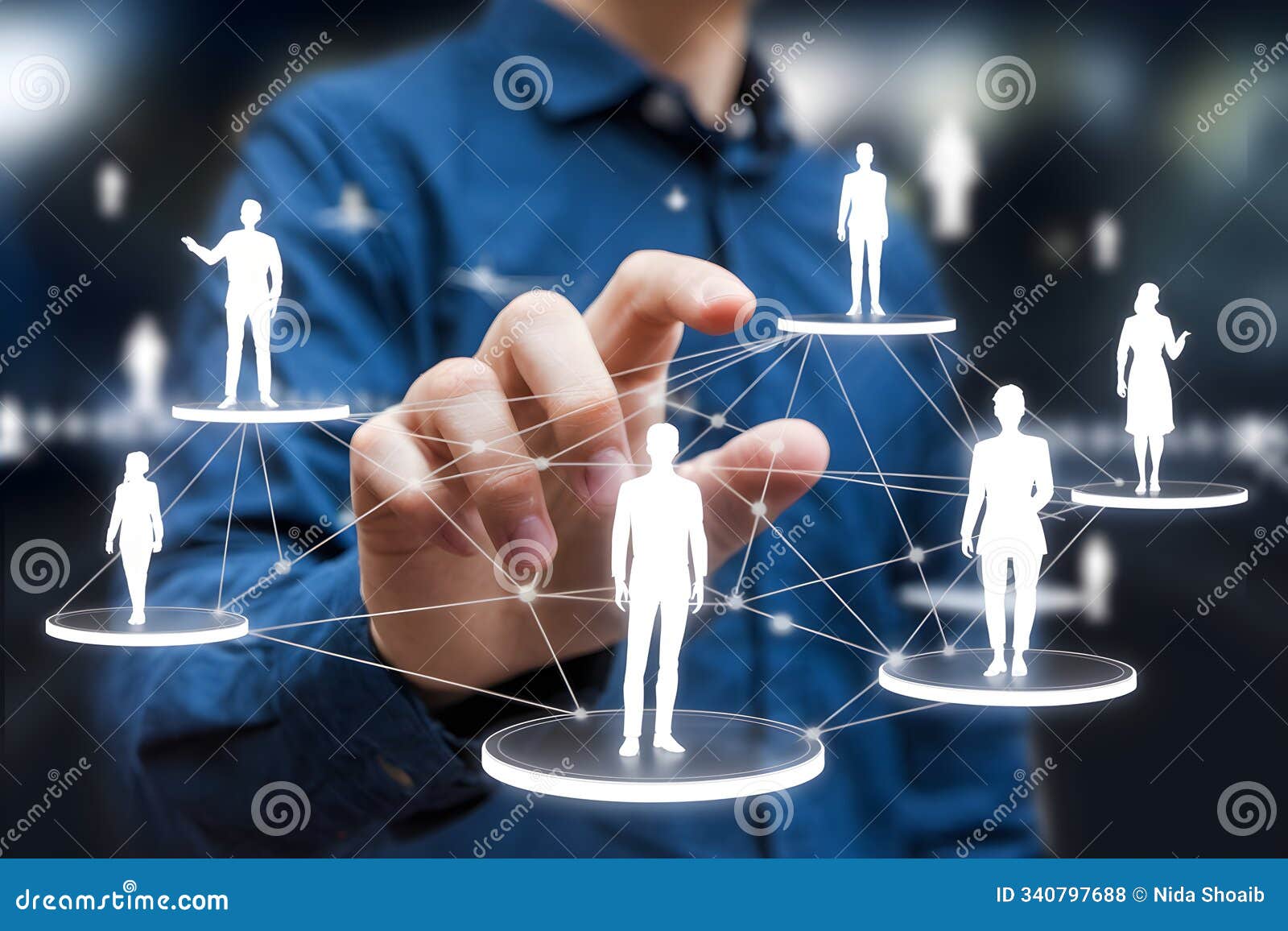 Hand Engages with Digital Screen, Highlighting Human Connectivity in ...