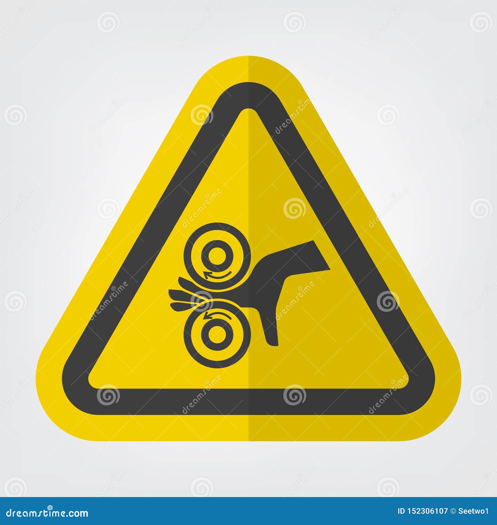 Hand Entangle Left Symbol Sign, Vector Illustration, Isolate On White ...