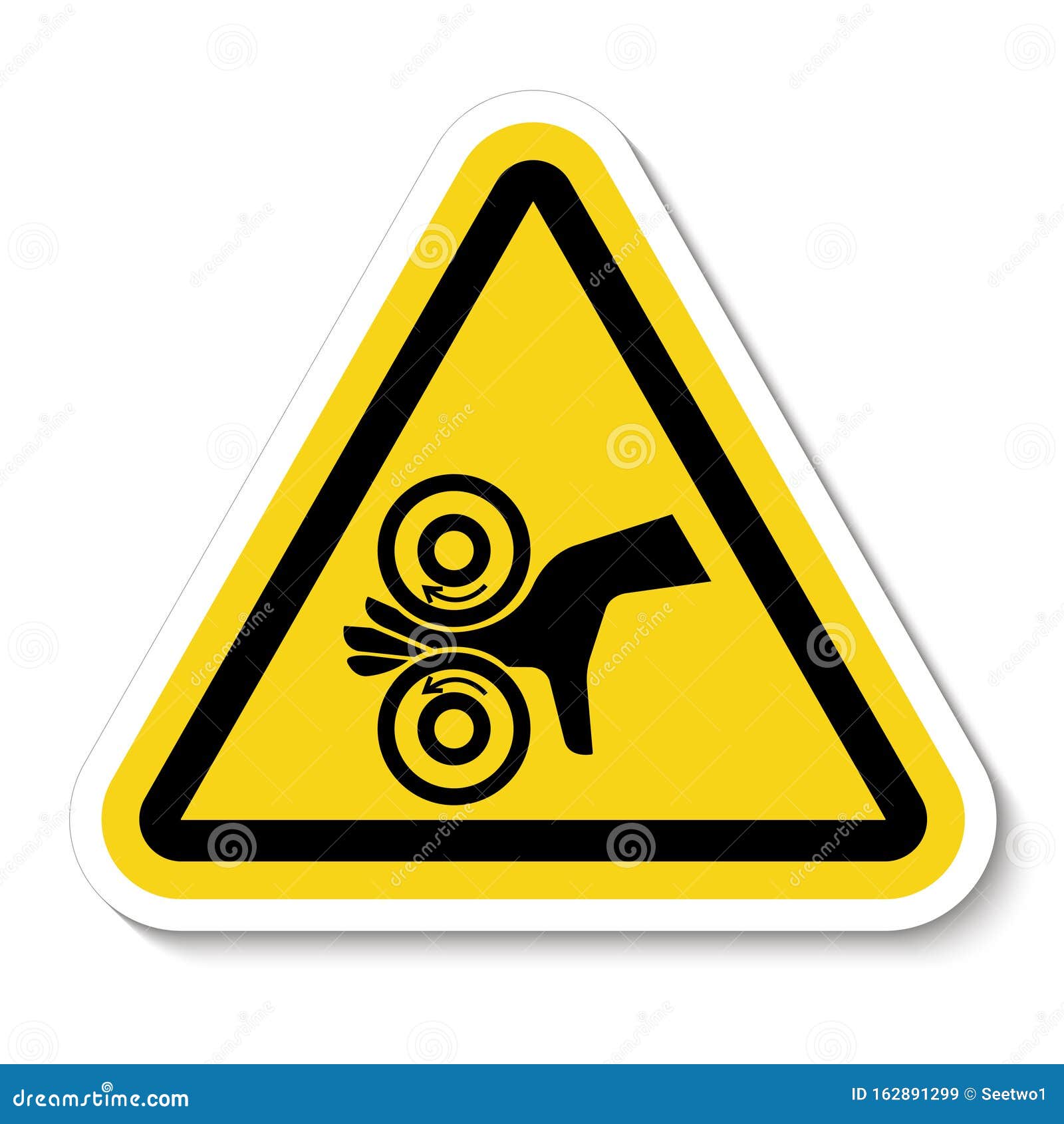 Hand Entangle Left Symbol Sign, Vector Illustration, Isolate On White ...