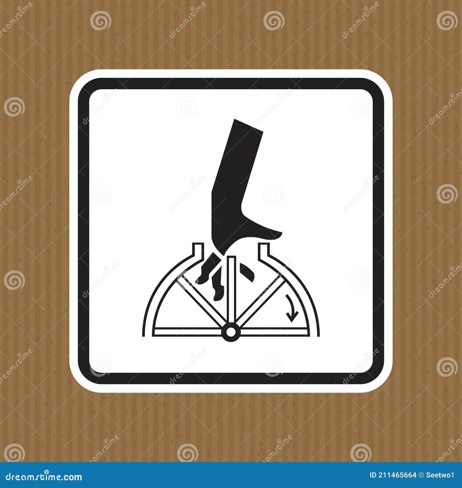 Hand Entanglement Rotating Symbol Sign Isolate on White Background ...