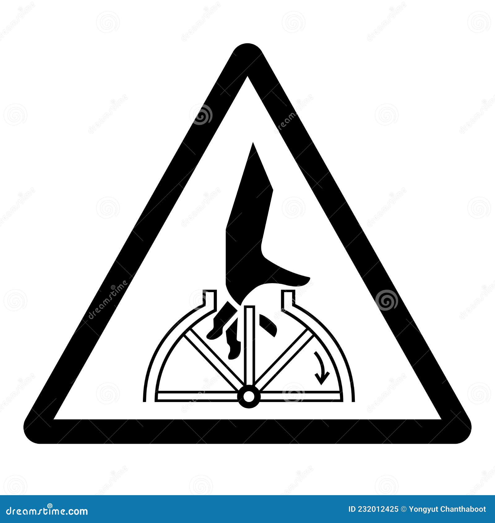 Hand Entanglement Rotating Symbol Sign Vector Illustration Isolate on ...