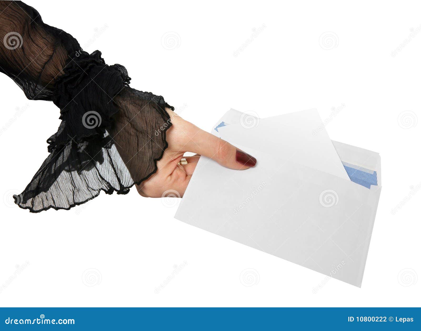 Hand and envelope stock photo. Image of concept, white - 10800222