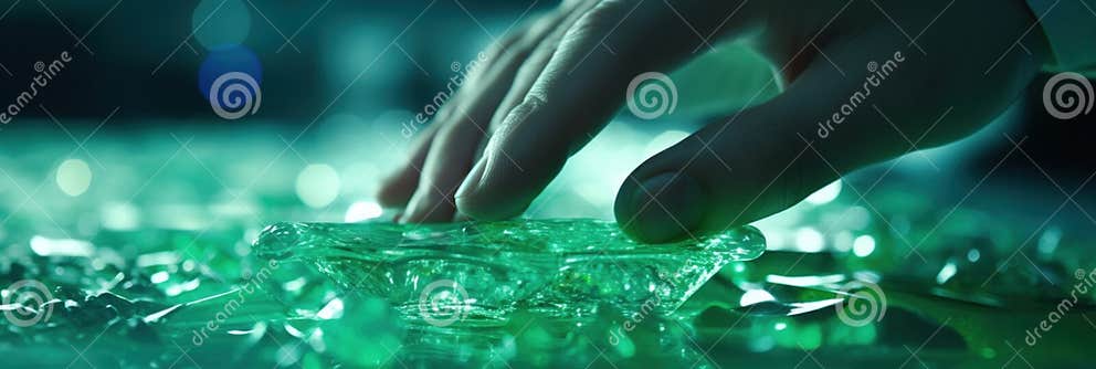 Material Science Experiment in Progress Stock Illustration ...