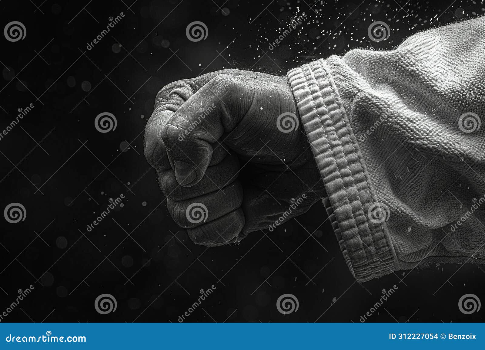 Hand executing a judo chop stock photo. Image of thai - 312227054