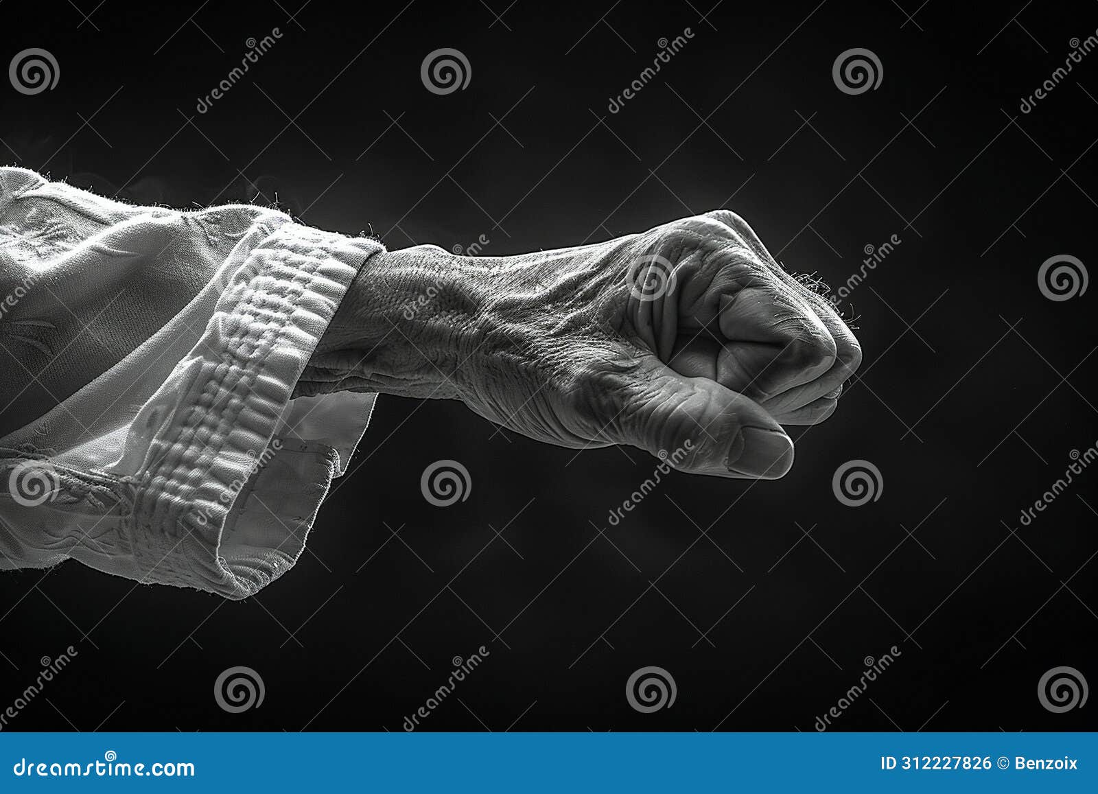Hand executing a judo chop stock photo. Image of execute - 312227826
