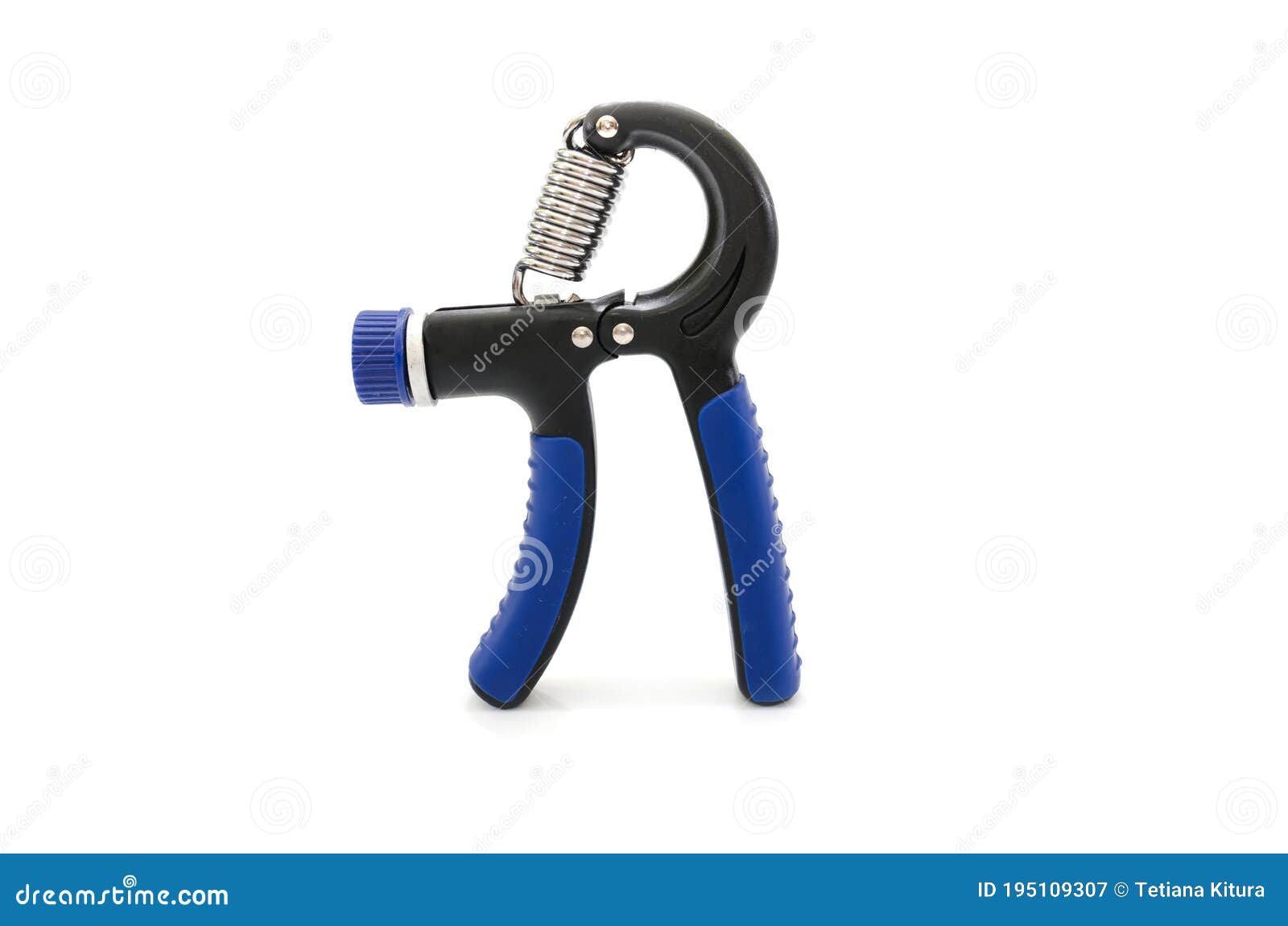 Hand Expander for Training the Muscles of the Hand Isolated on White ...