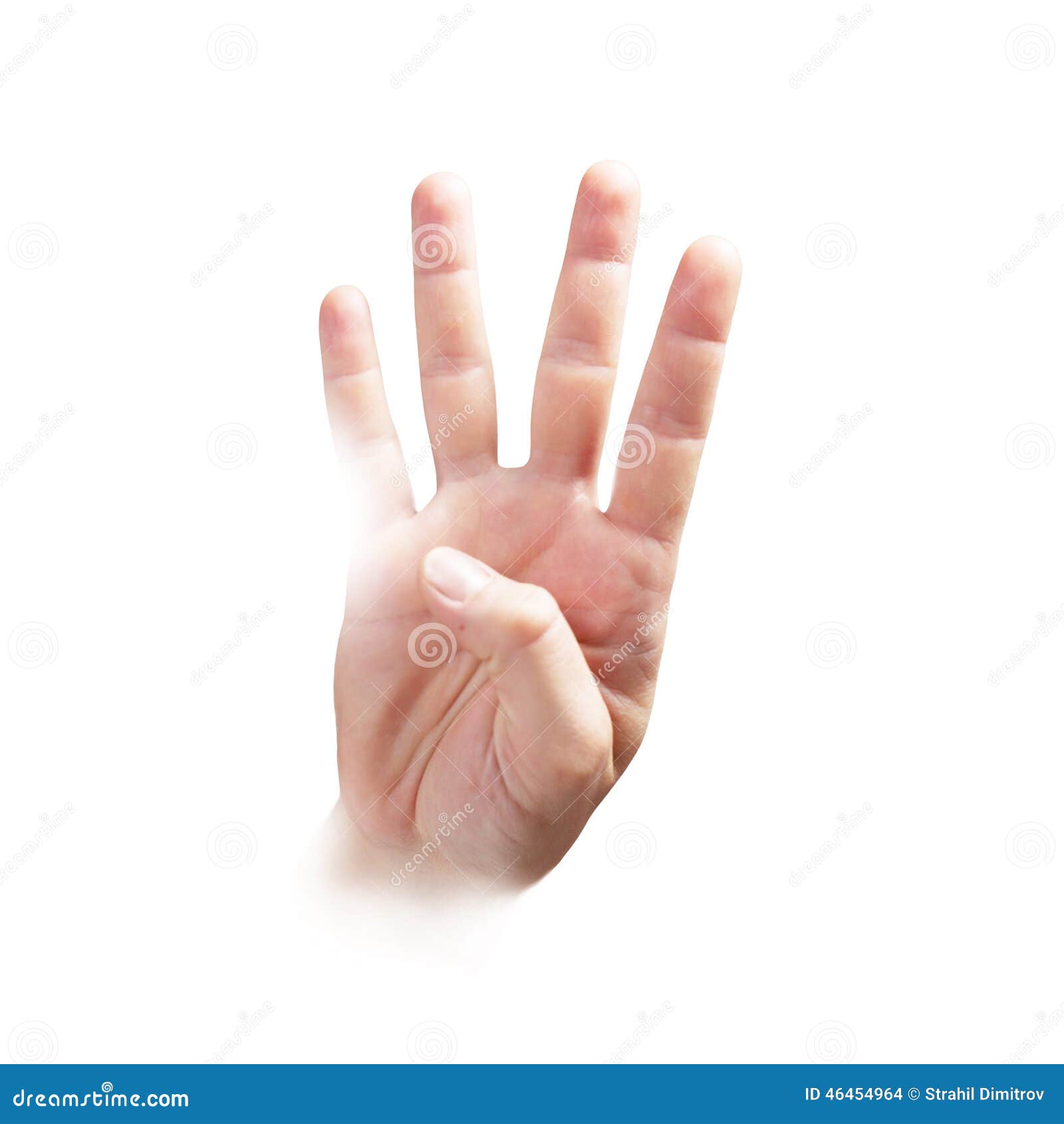 Hand Expressing, Series from One To Five Stock Photo - Image of five ...