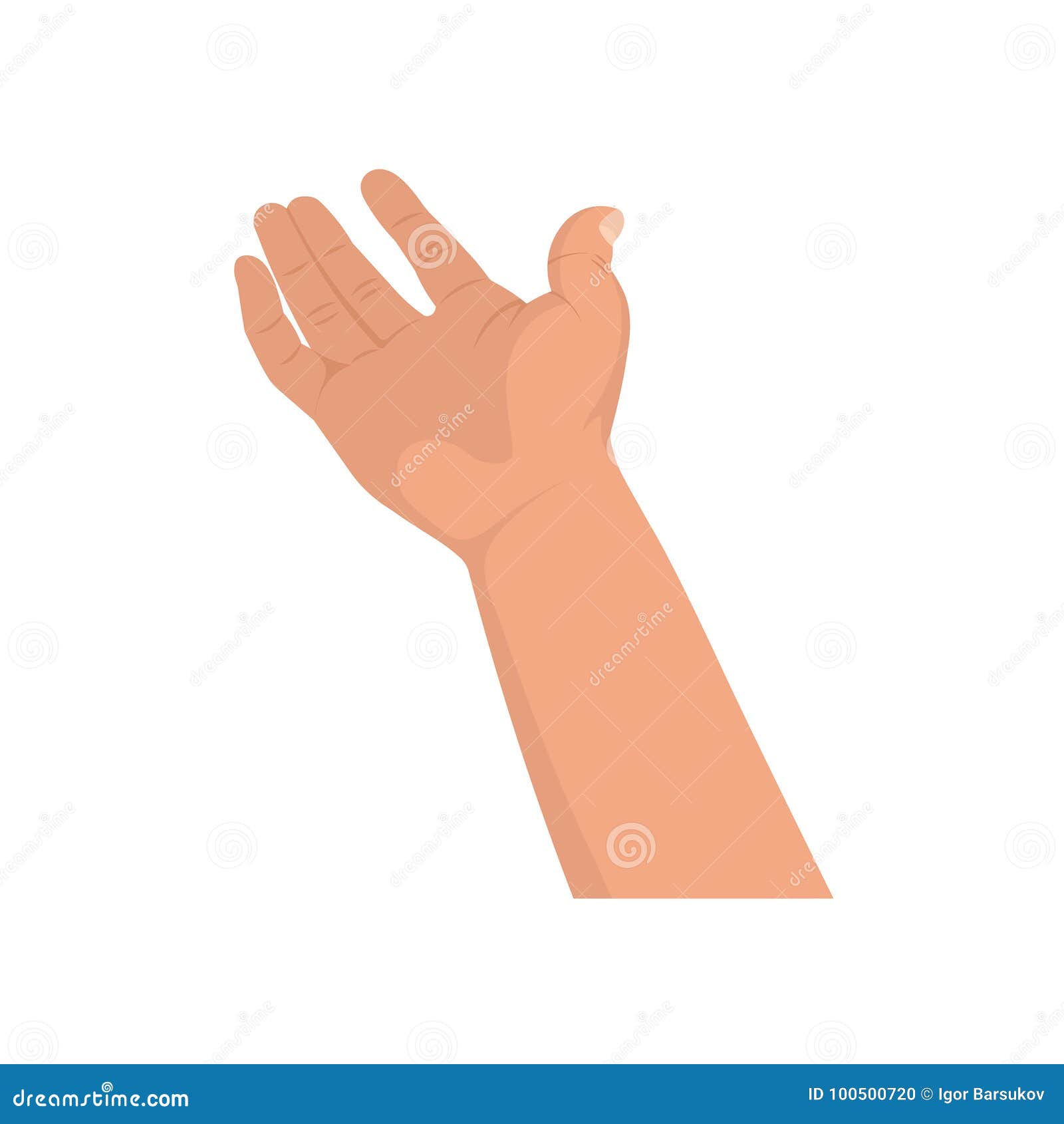 Arm Hand Open Towards Stock Illustrations – 74 Arm Hand Open Towards ...