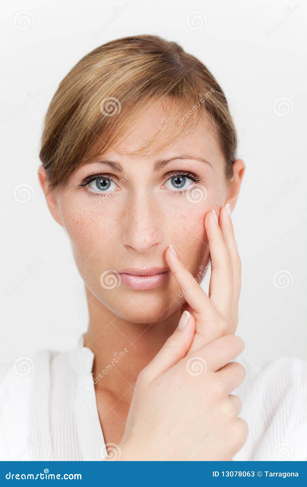 Hand face beauty stock image. Image of cosmetic, expression - 13078063