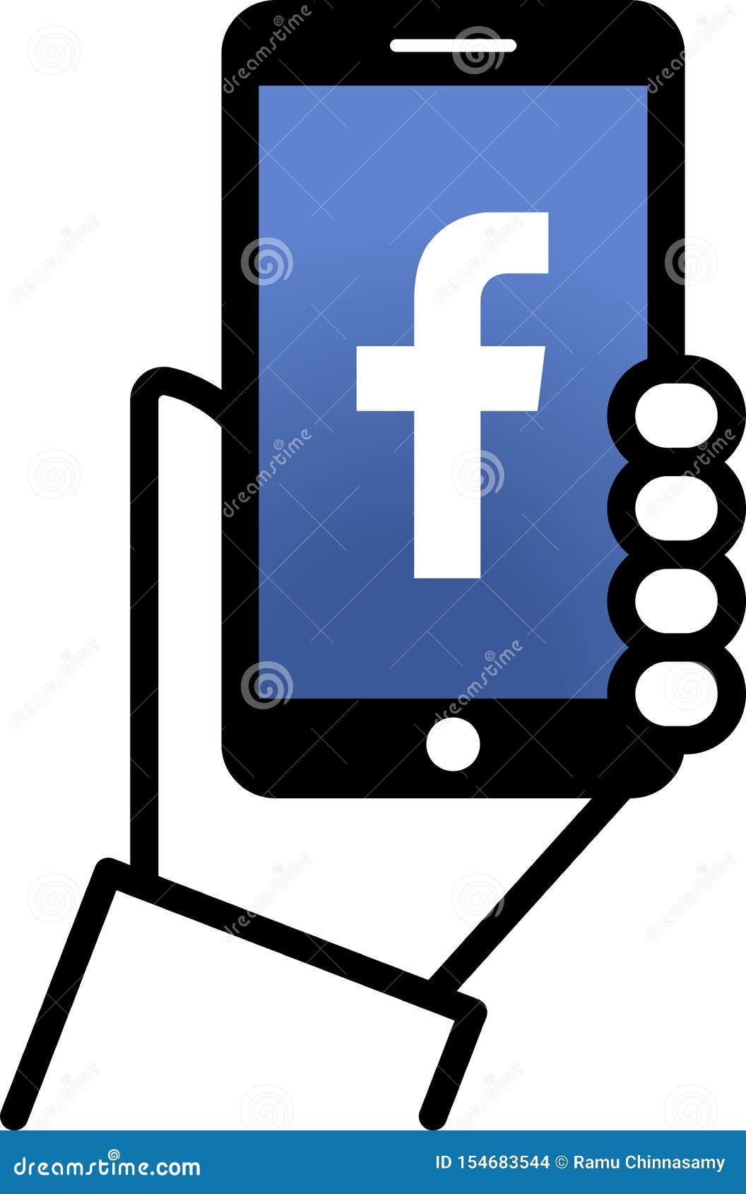 Facebook icon editorial stock image. Illustration of applications ...