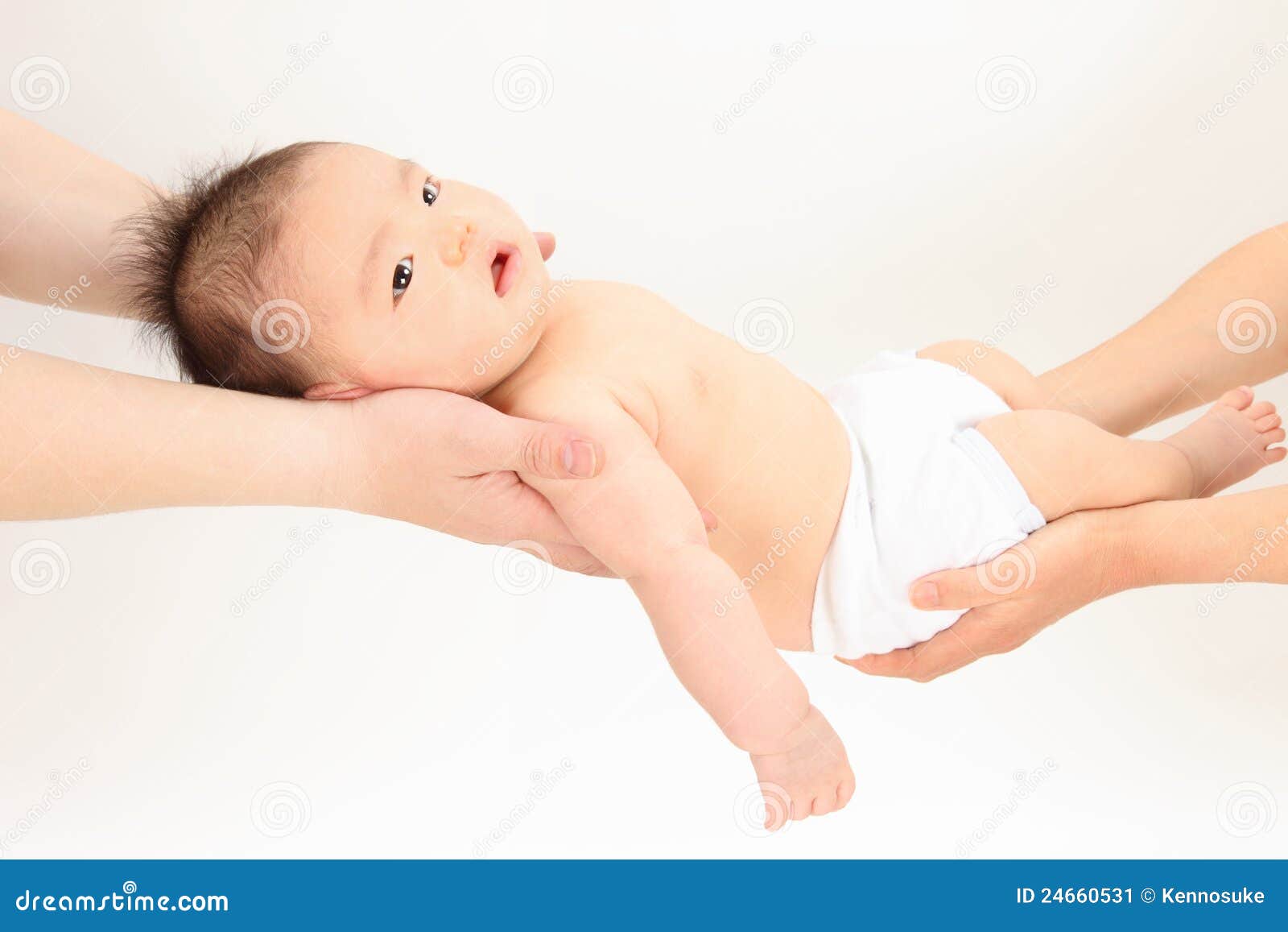 Hand facing the infant stock image. Image of human, baby - 24660531