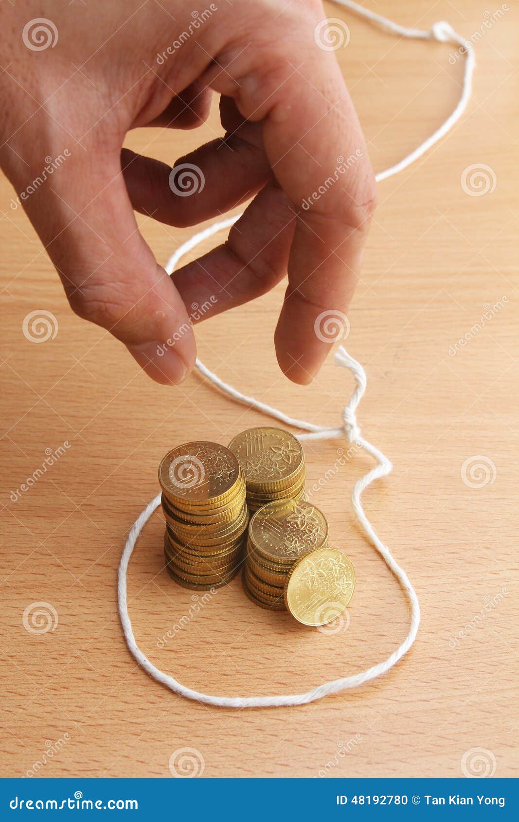 Hand Falling for Financial Loan Trap Stock Photo - Image of loan ...