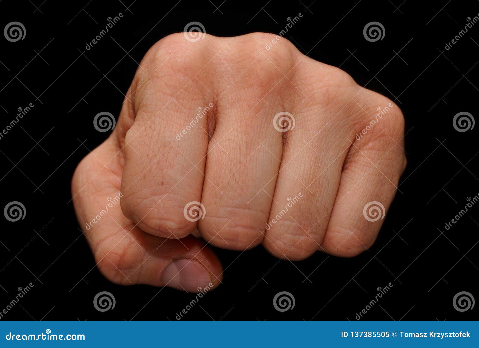 Hand Faltete Sich in Eine Faust Stockbild - Bild von gefaltet ...