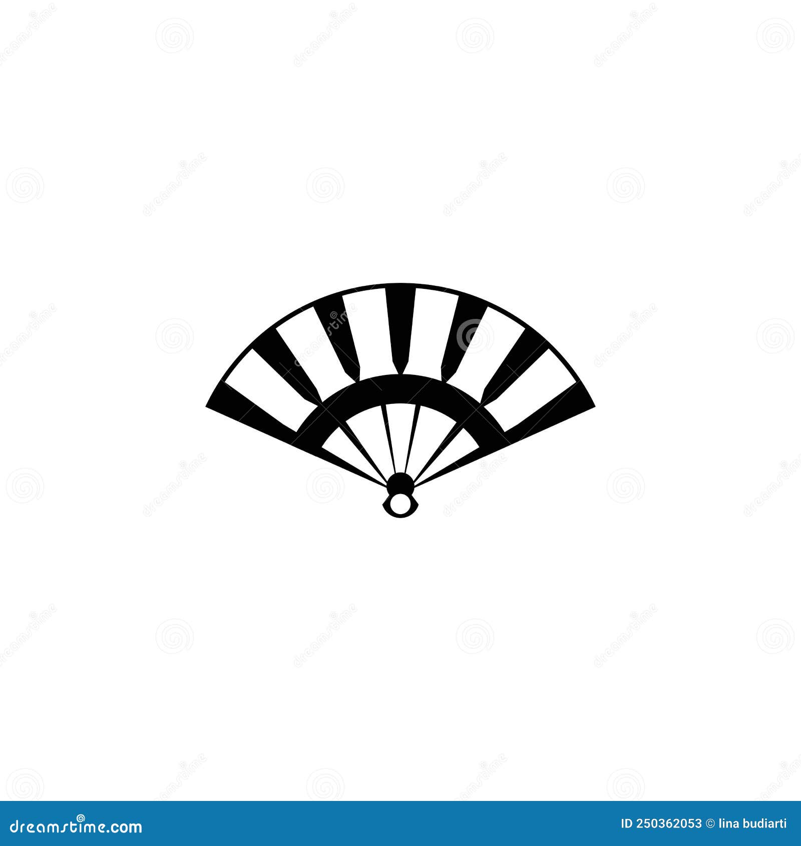 Hand Fan or Traditional Fan Icon Stock Vector - Illustration of ...