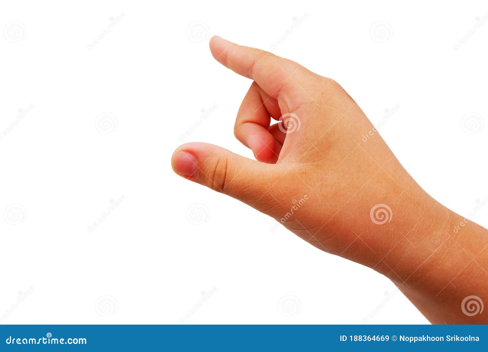 Hand of Fat Girl in Gestures on White Background Stock Image - Image of ...