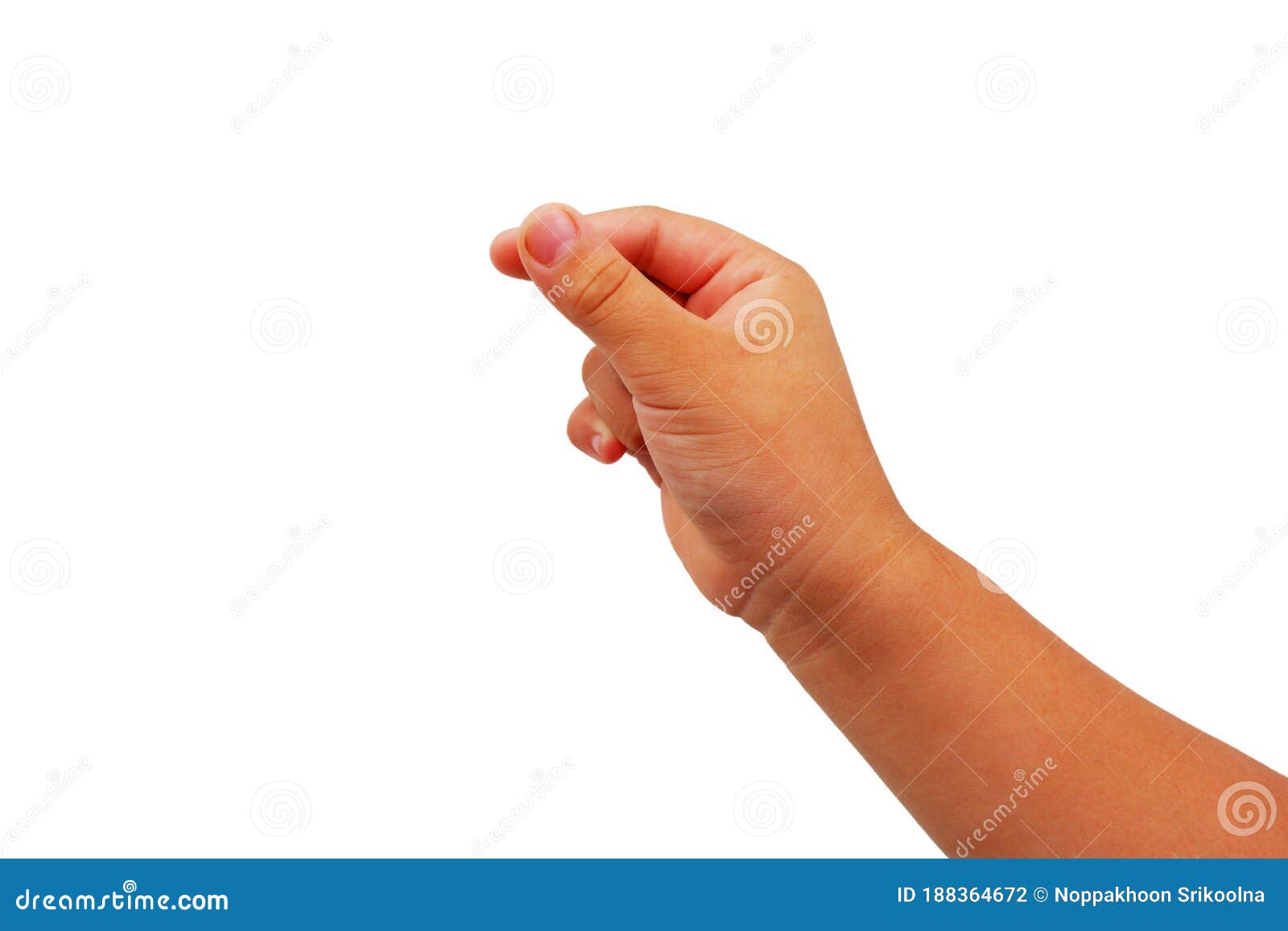 Hand of Fat Girl in Gestures on White Background Stock Photo - Image of ...