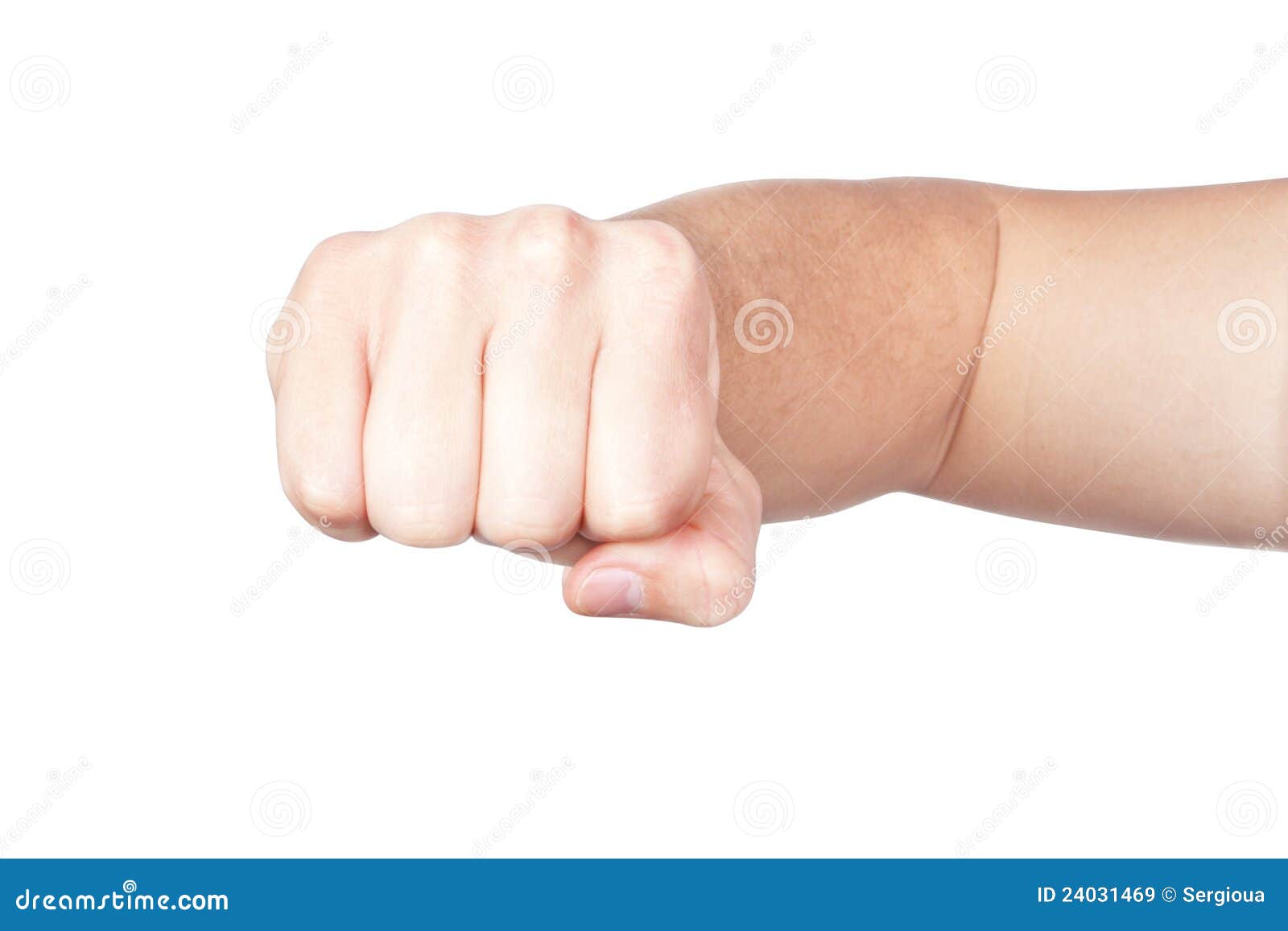 Hand, Faust, Winkelstück. stockbild. Bild von faust, gestikulieren ...