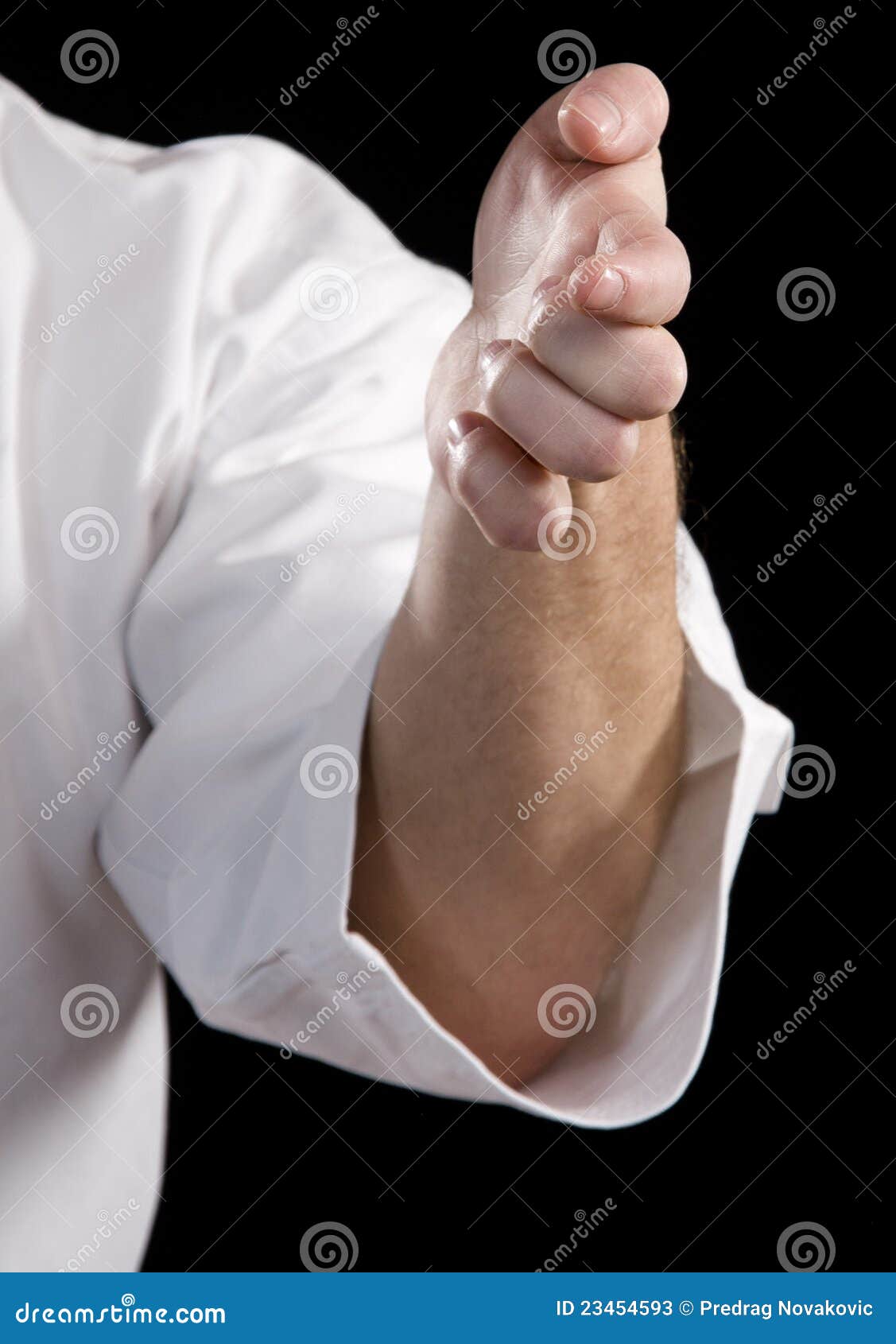 Hand fighter karate stock image. Image of defense, strong - 23454593