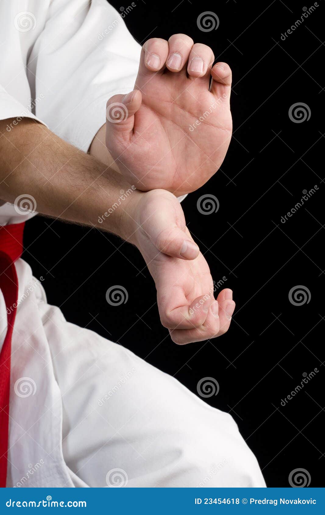 Hand fighter karate stock photo. Image of background - 23454618