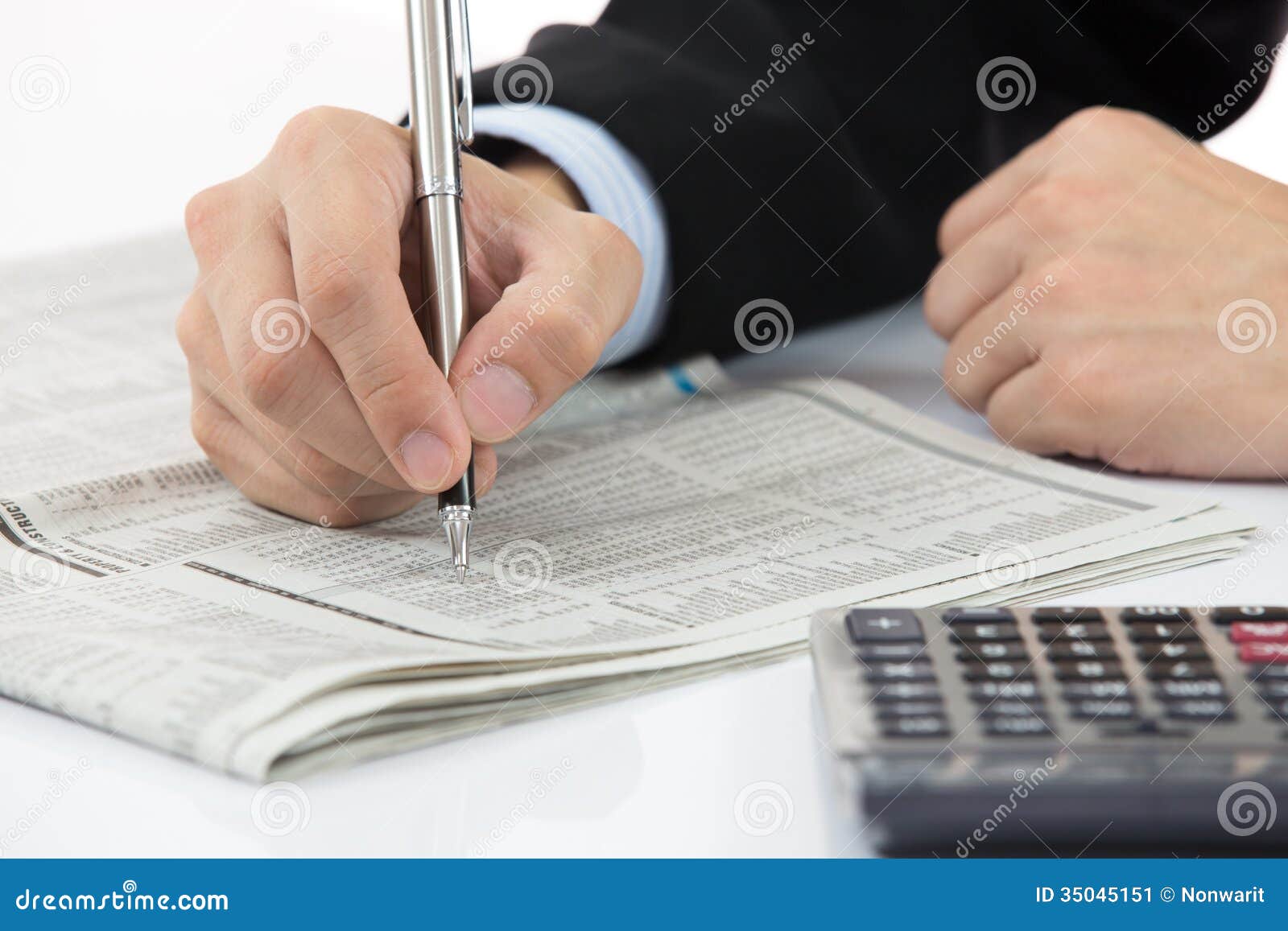 Hand with finance report stock image. Image of data, investment - 35045151