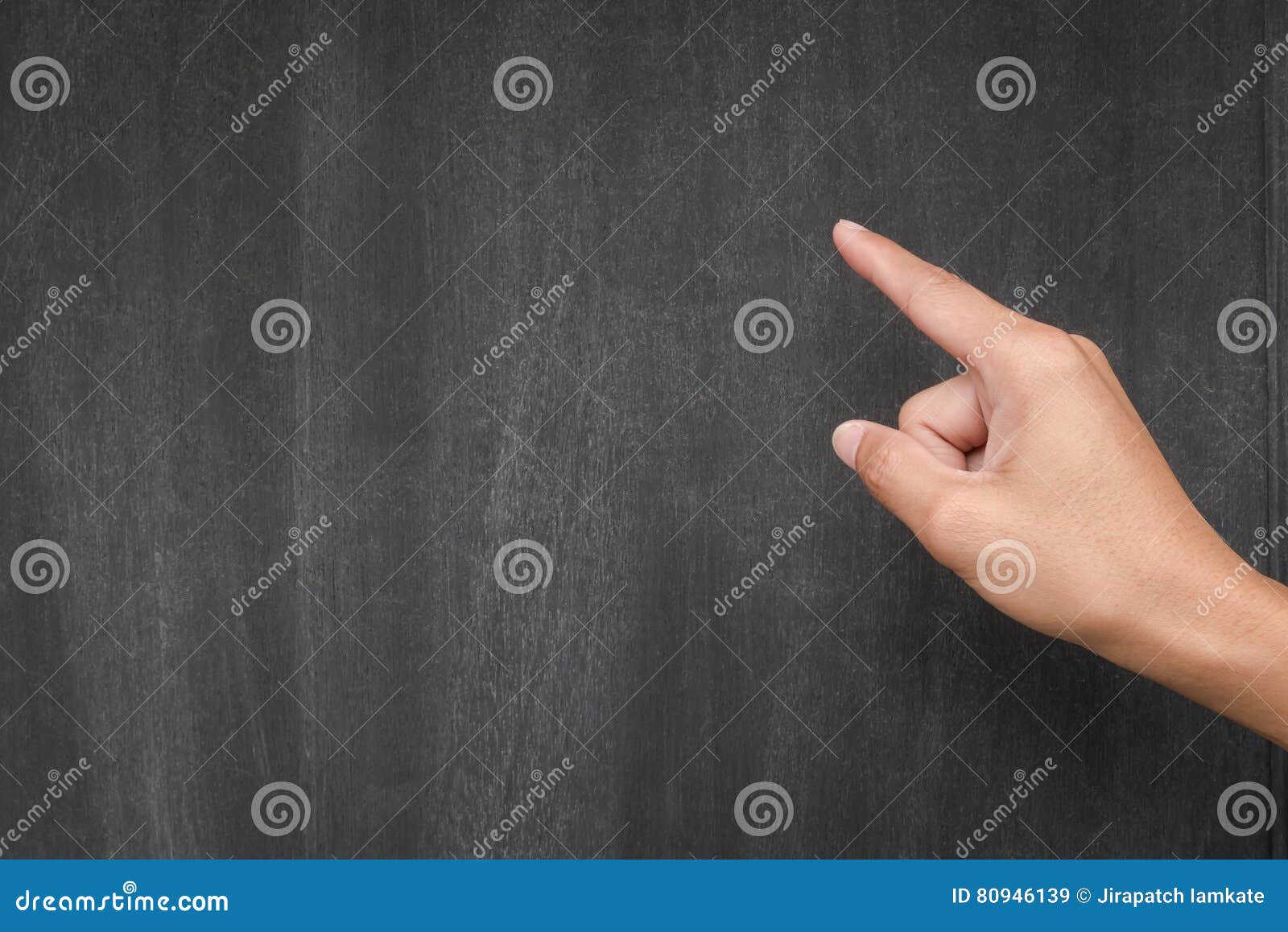 Hand finger on blackboard stock image. Image of finger - 80946139