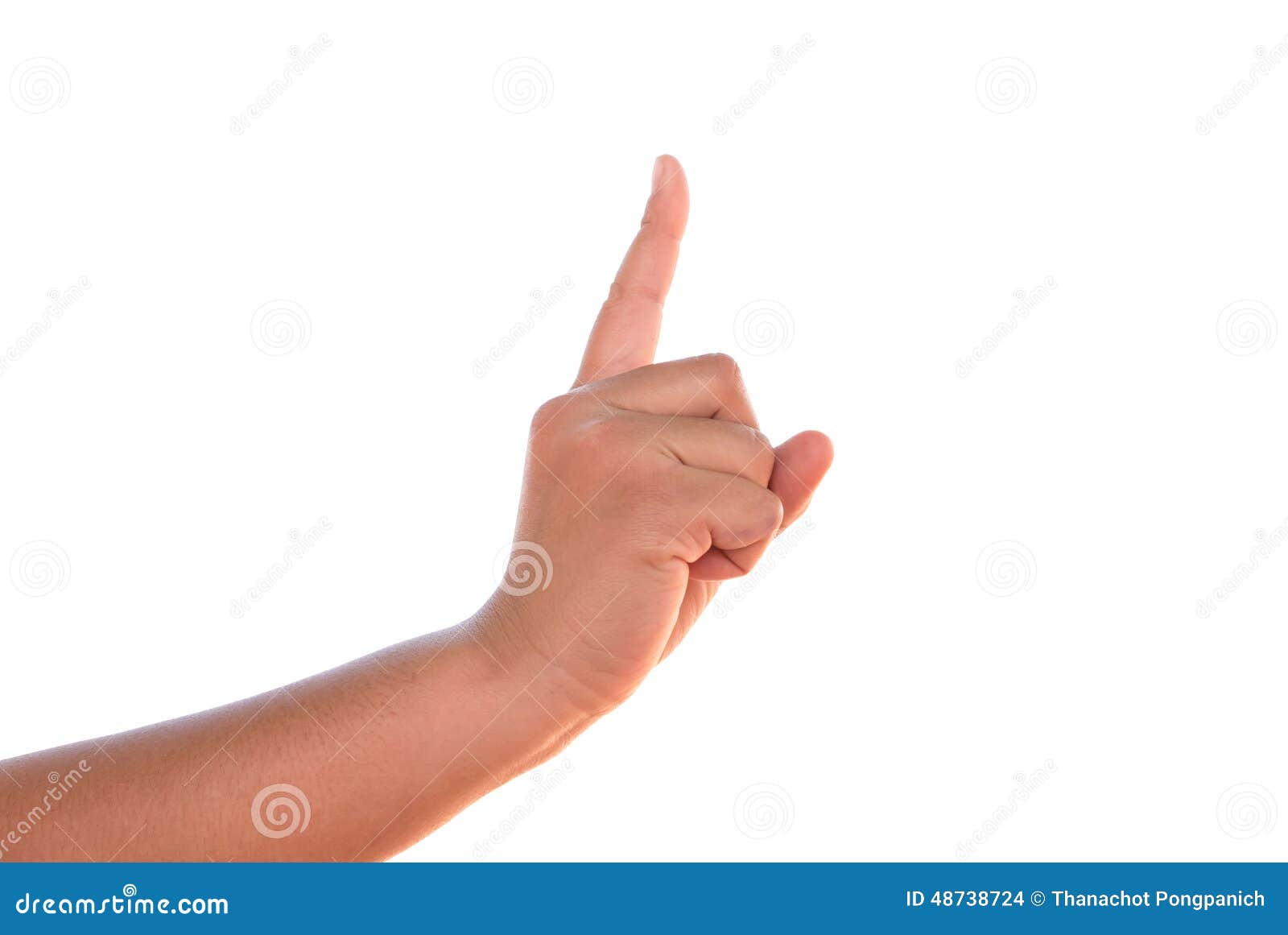 Hand Finger Pointing stock photo. Image of background - 48738724