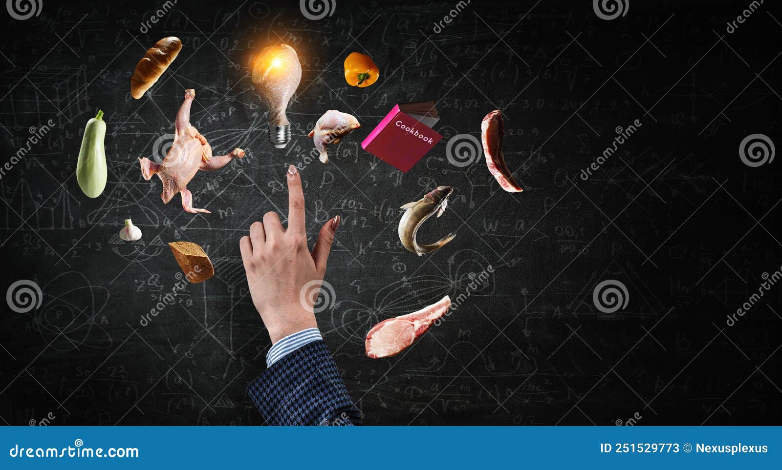 Hand with Finger Pointing Up Stock Image - Image of index, hand: 251529773