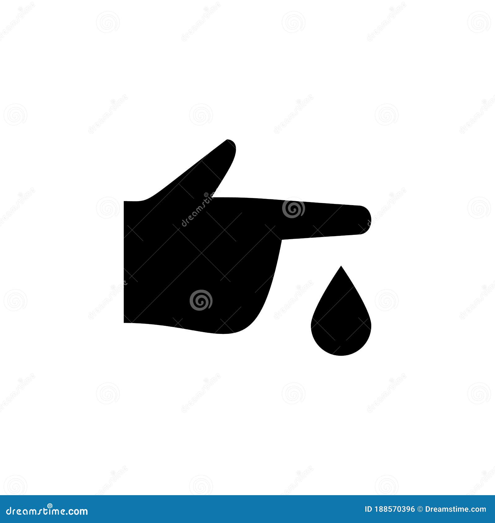 Hand, Fingers, Gesture, Drop Icon. Element of Hand Icon for Mobile ...