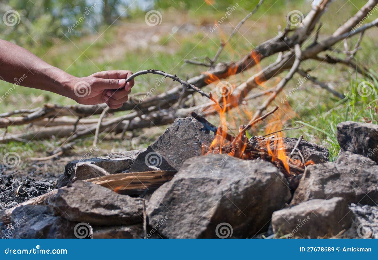 Hand in the fire stock image. Image of hand, barbecue - 27678689