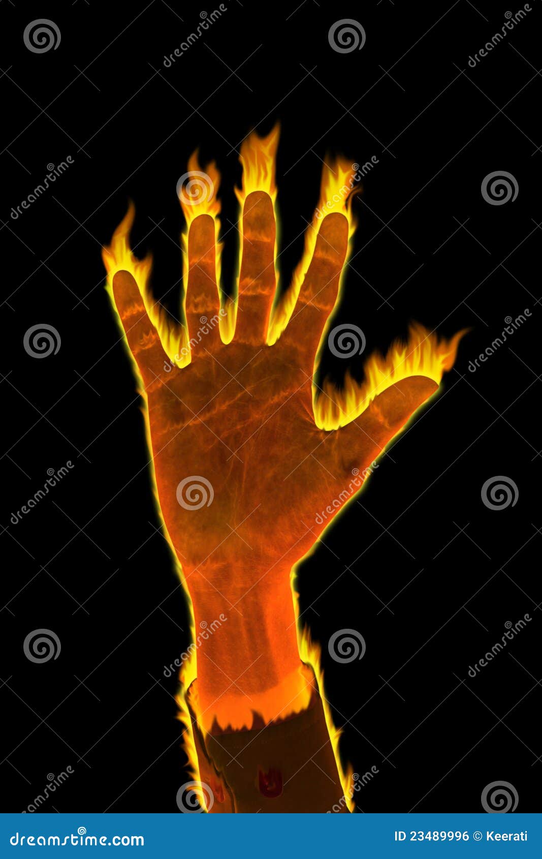 Hand of fire business man stock photo. Image of light - 23489996