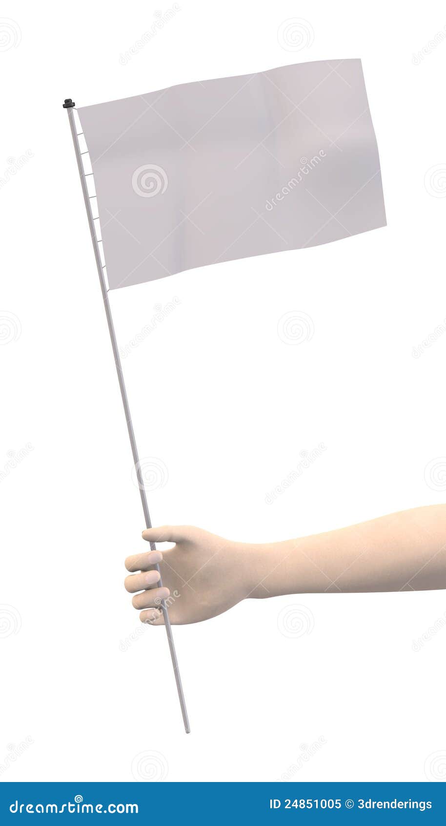 Hand with flag stock illustration. Illustration of male - 24851005