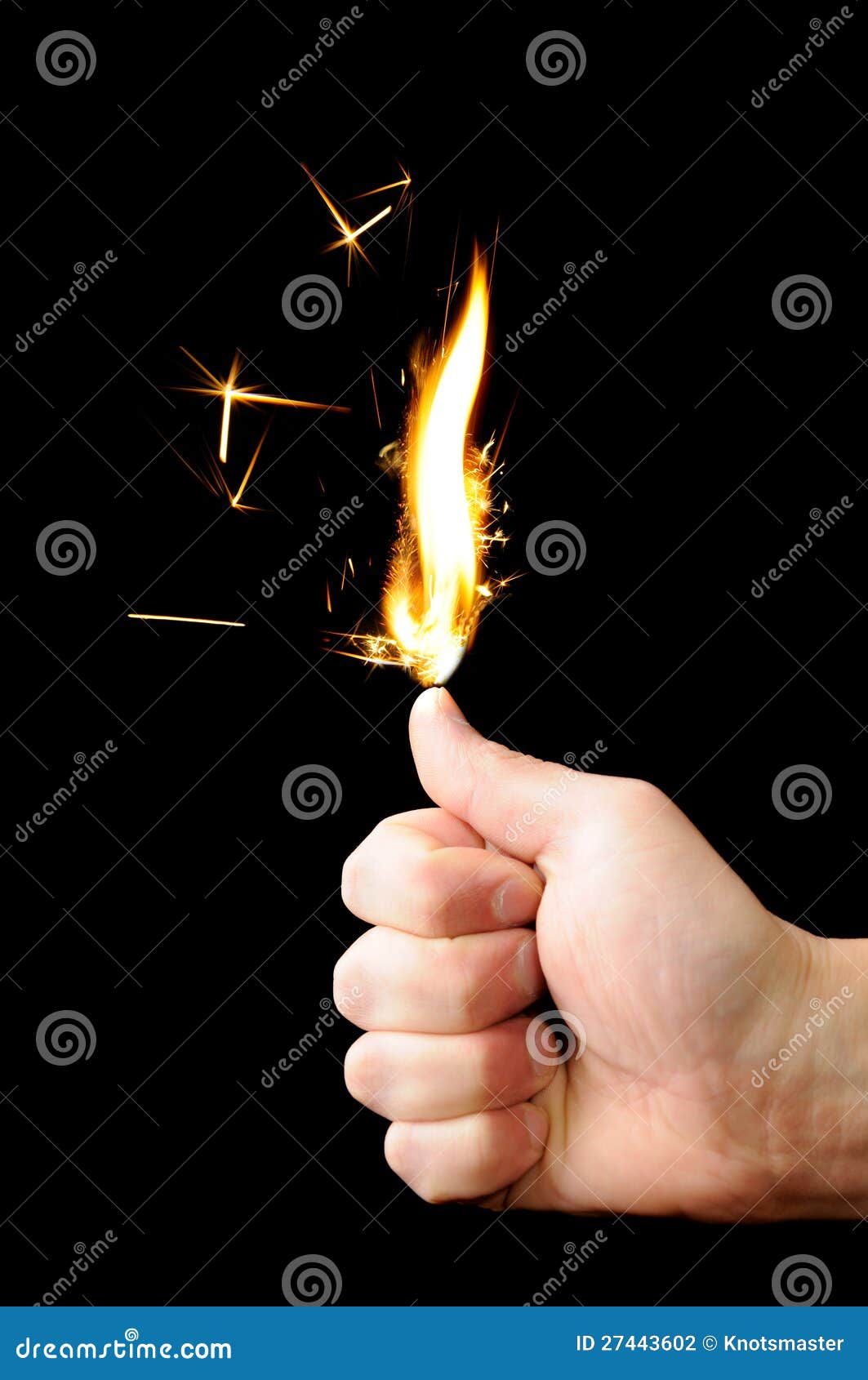 Hand with flame stock photo. Image of fire, burning, energy - 27443602