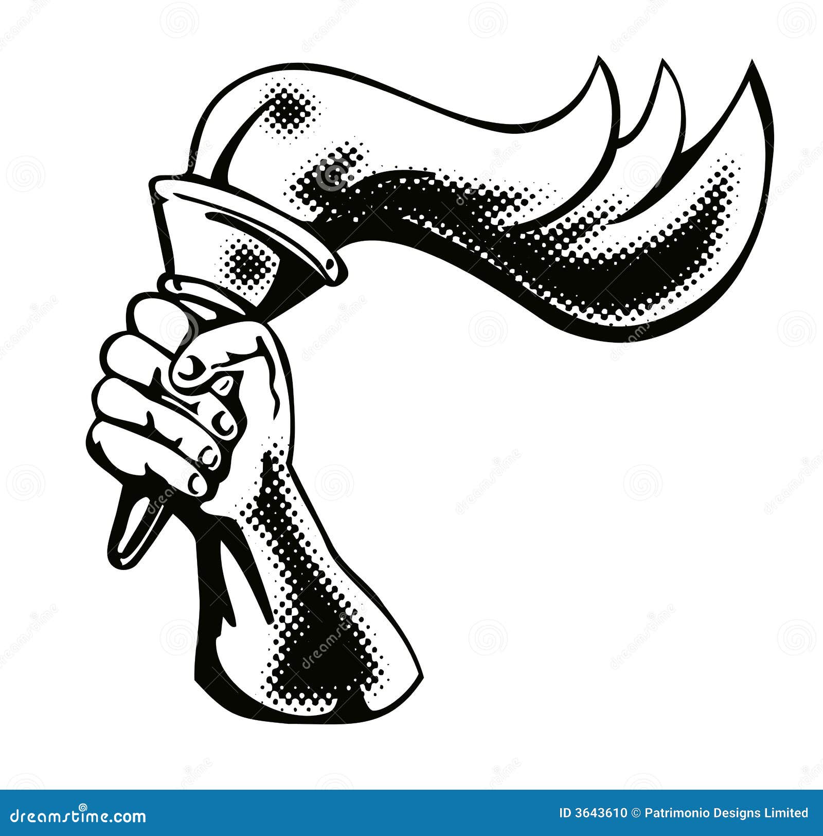 Hand With Flaming Torch Vector Illustration | CartoonDealer.com #3643610 Hand With Flaming Torch Vector Illustration | CartoonDealer.com #3643610
