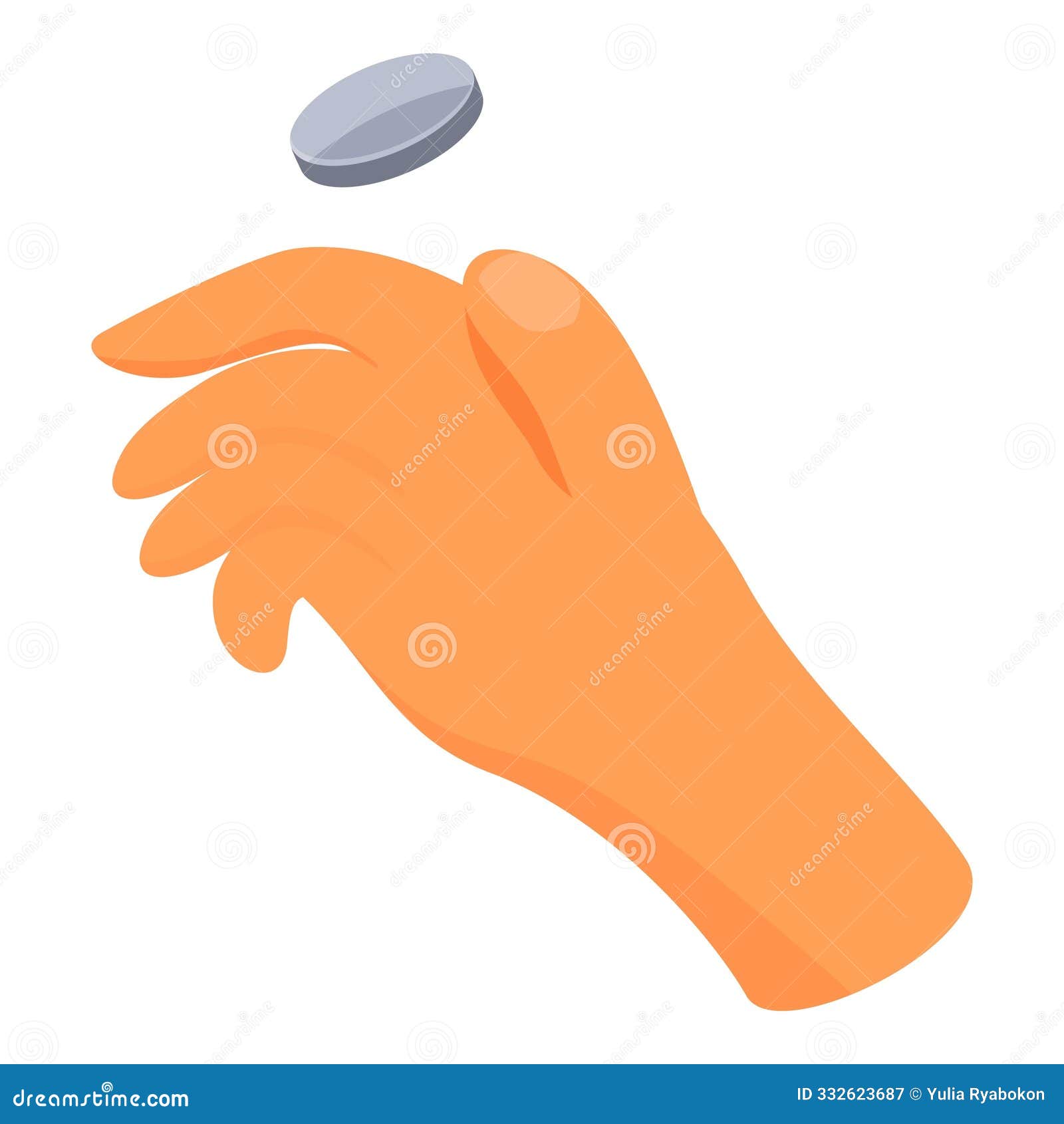 Hand Flipping Coin Making Decision Stock Image - Image of gamble, flip ...