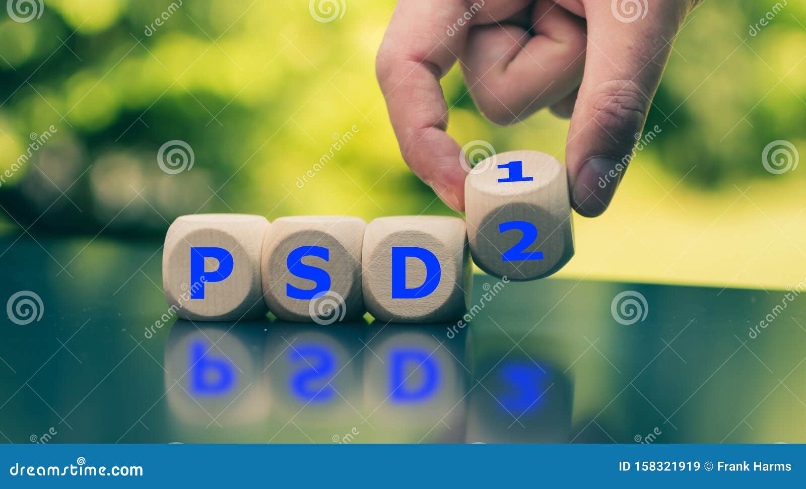 Hand Flips a Cube and Changes the Abbreviation `psd1` To `psd2` Stock ...