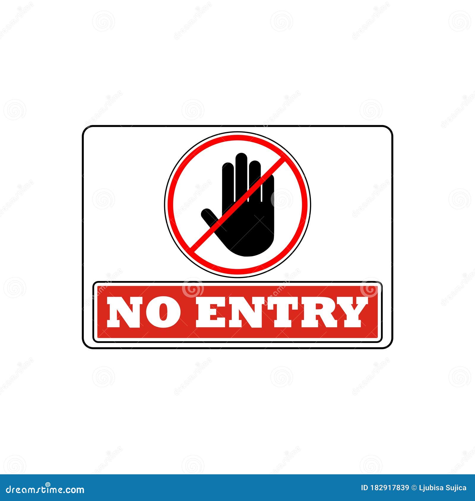 Hand Forbidden Sign. Blocking Sign with Hand Icon. Stop Sign. No Entry ... Hand Forbidden Sign. Blocking Sign with Hand Icon. Stop Sign. No Entry ...