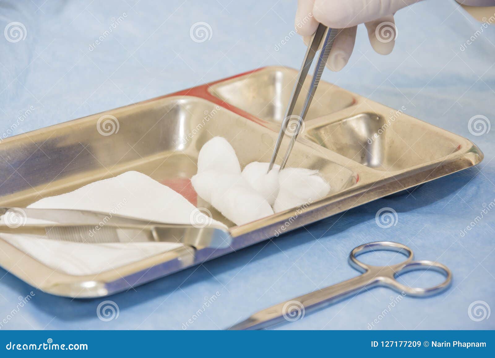 Set Of Dressing Wound Instrument Royalty-Free Stock Image ...