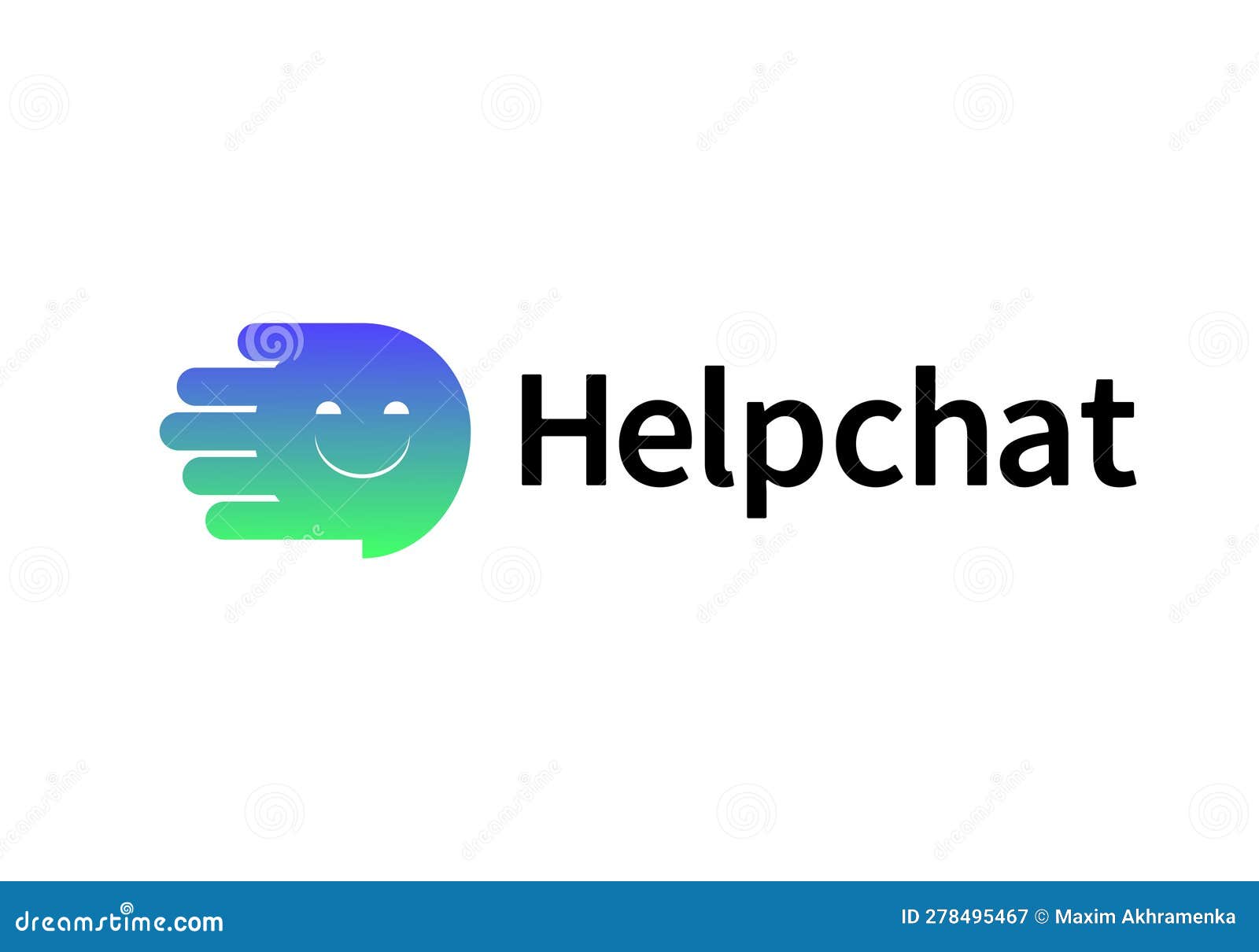 Hand in the Form of a Text Bubble. Help and Communication Logo Stock ...