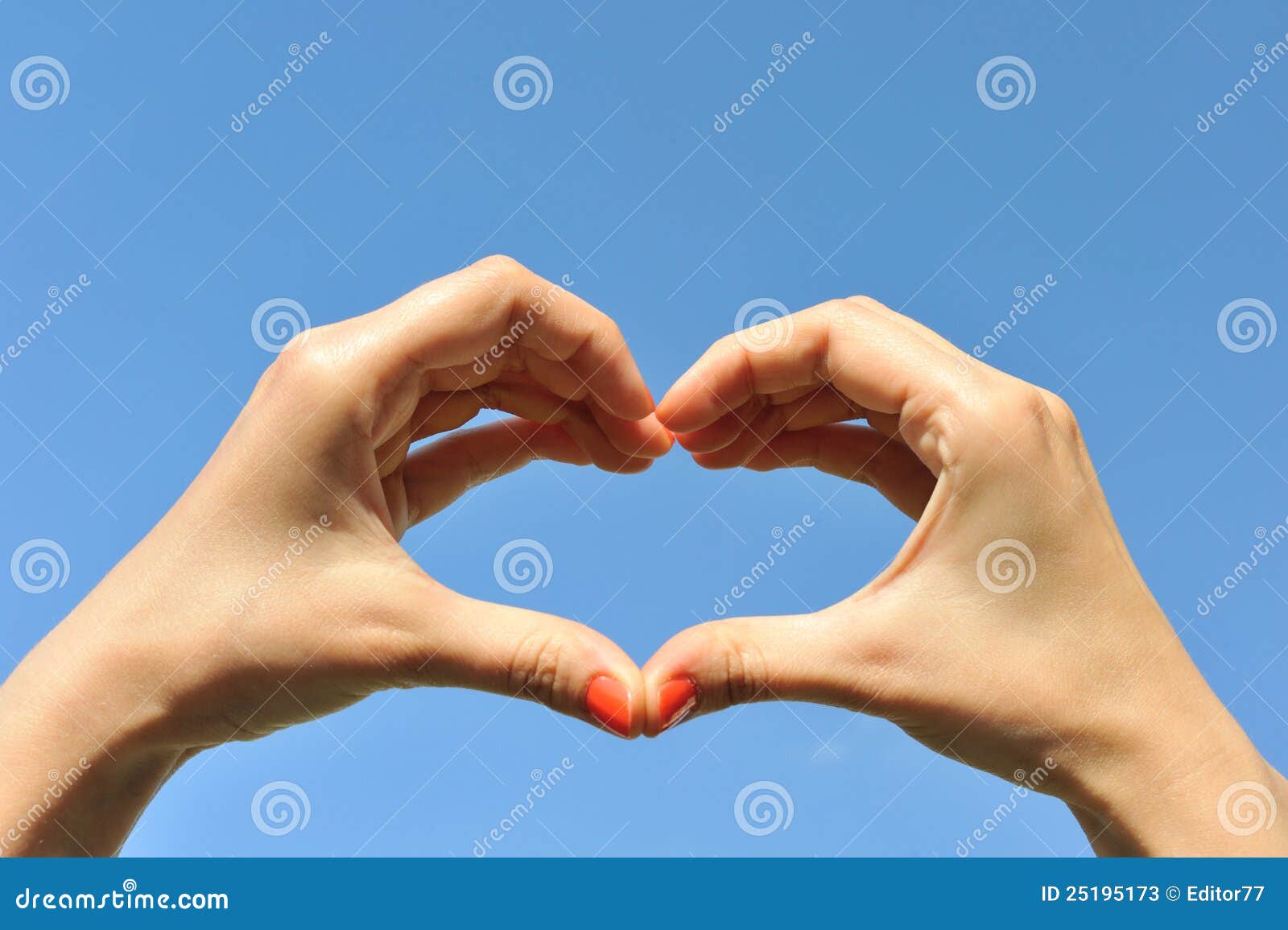 Hand forming love sign stock image. Image of isolated - 25195173