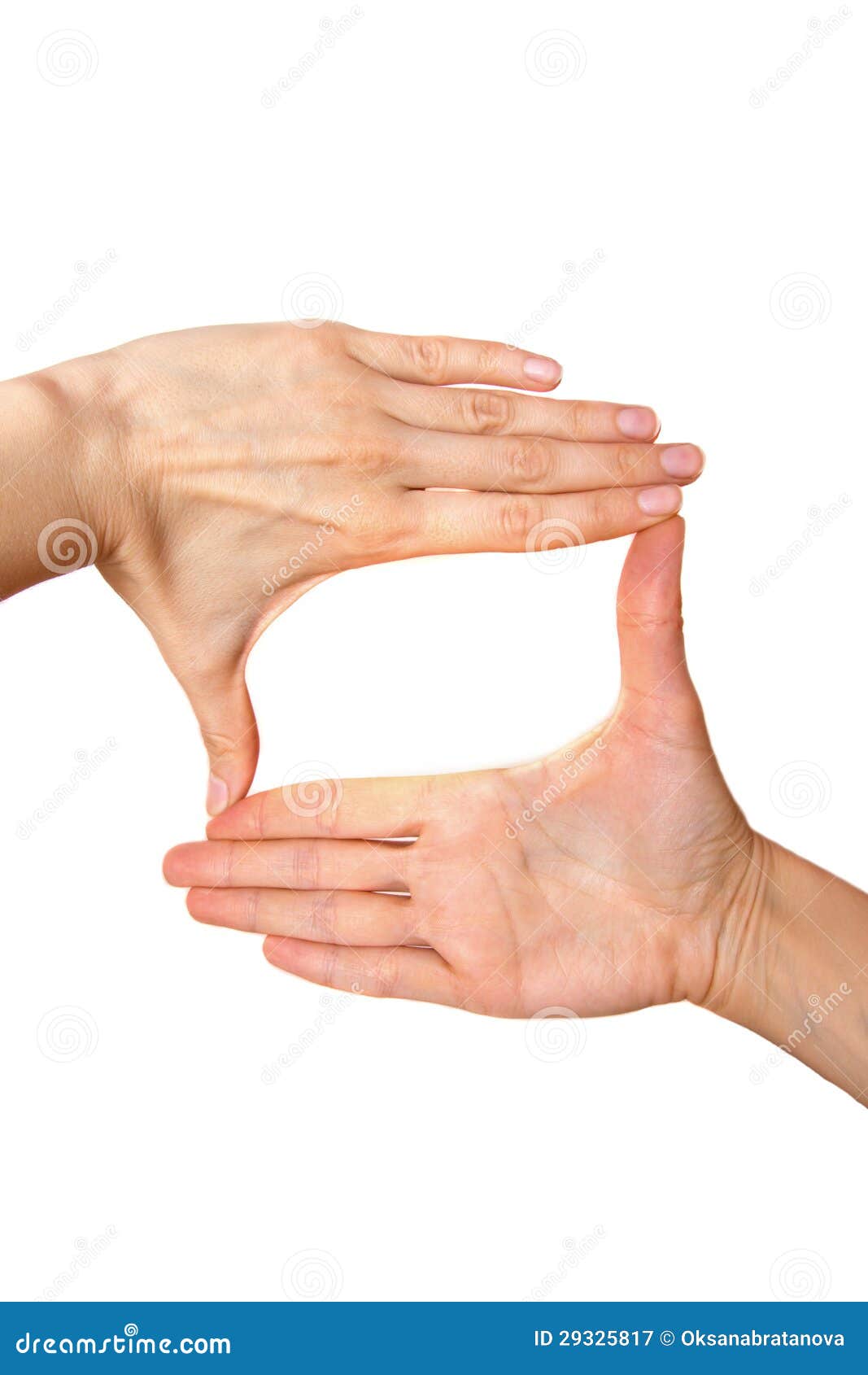 Hand frame stock image. Image of camera, rectangular - 29325817