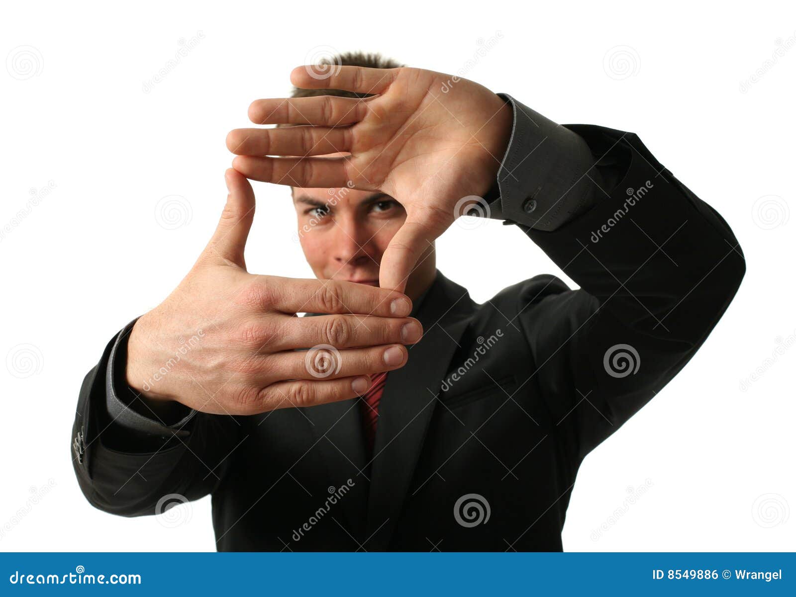 Hand Frame stock photo. Image of businessman, composition - 8549886