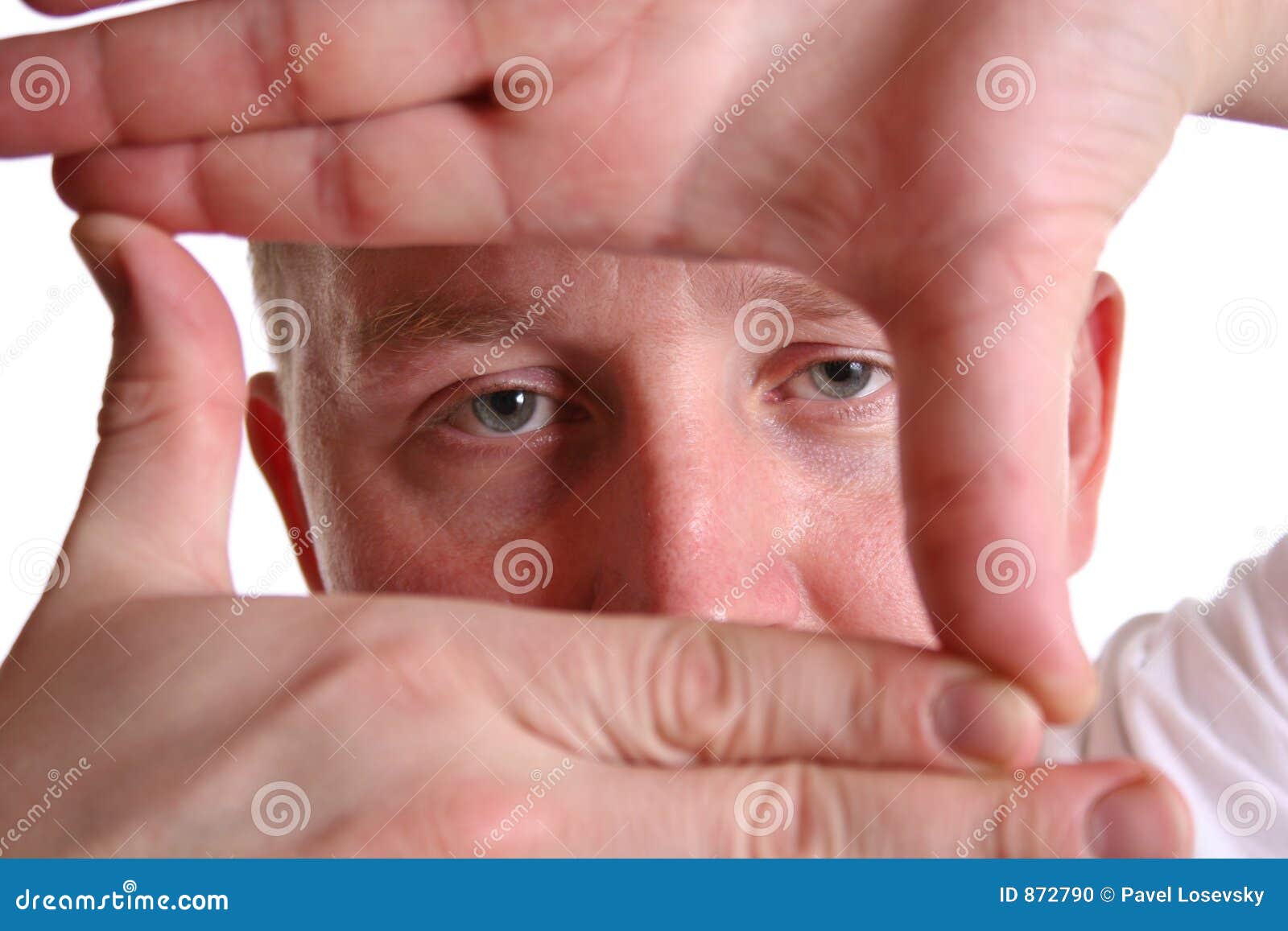 Hand frame stock photo. Image of portrait, cadre, fingers - 872790