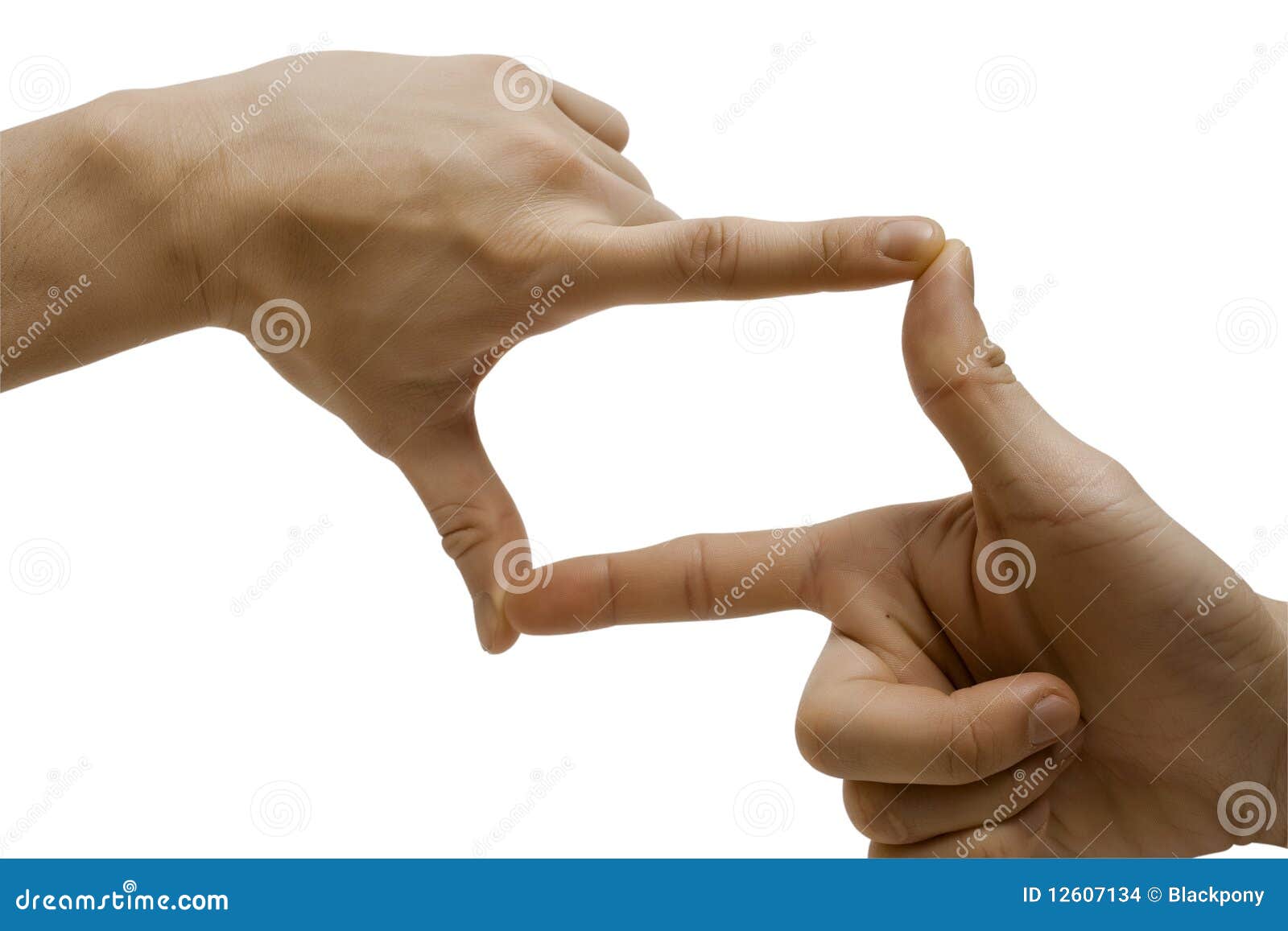 Hand Framing stock photo. Image of measure, fingerframe - 12607134