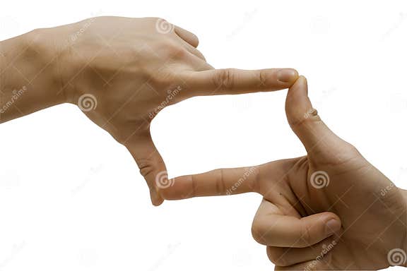 Hand Framing stock photo. Image of measure, fingerframe - 12607134