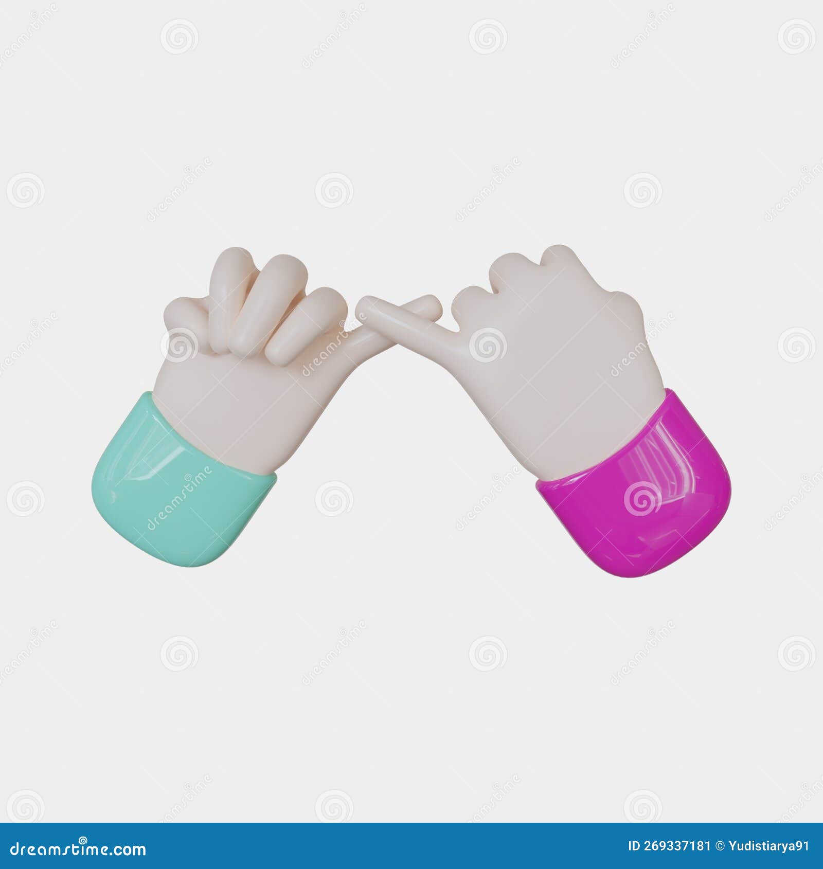 Friendship Gesture Isolated On White Background. Happy Friendship Day ...