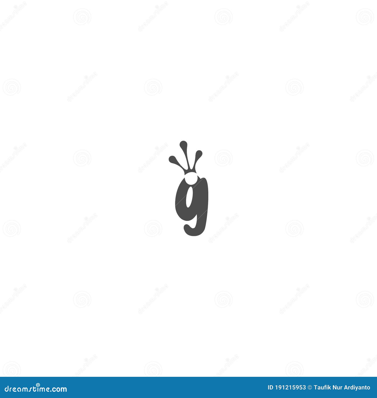 Hand frog print logo icon stock vector. Illustration of footprint ...