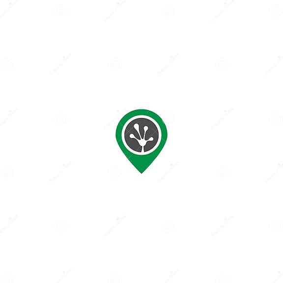 Hand frogl logo icon stock vector. Illustration of conceptual - 191099412