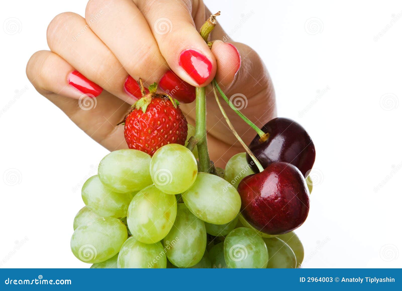 Hand full of fruit stock image. Image of bunch, giving - 2964003