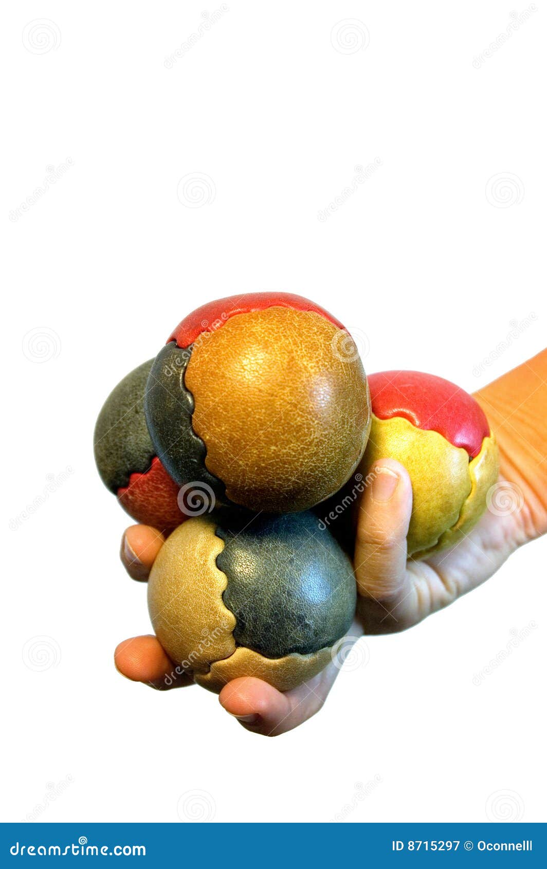 Hand Full of Juggling Balls Stock Image - Image of bags, hold: 8715297
