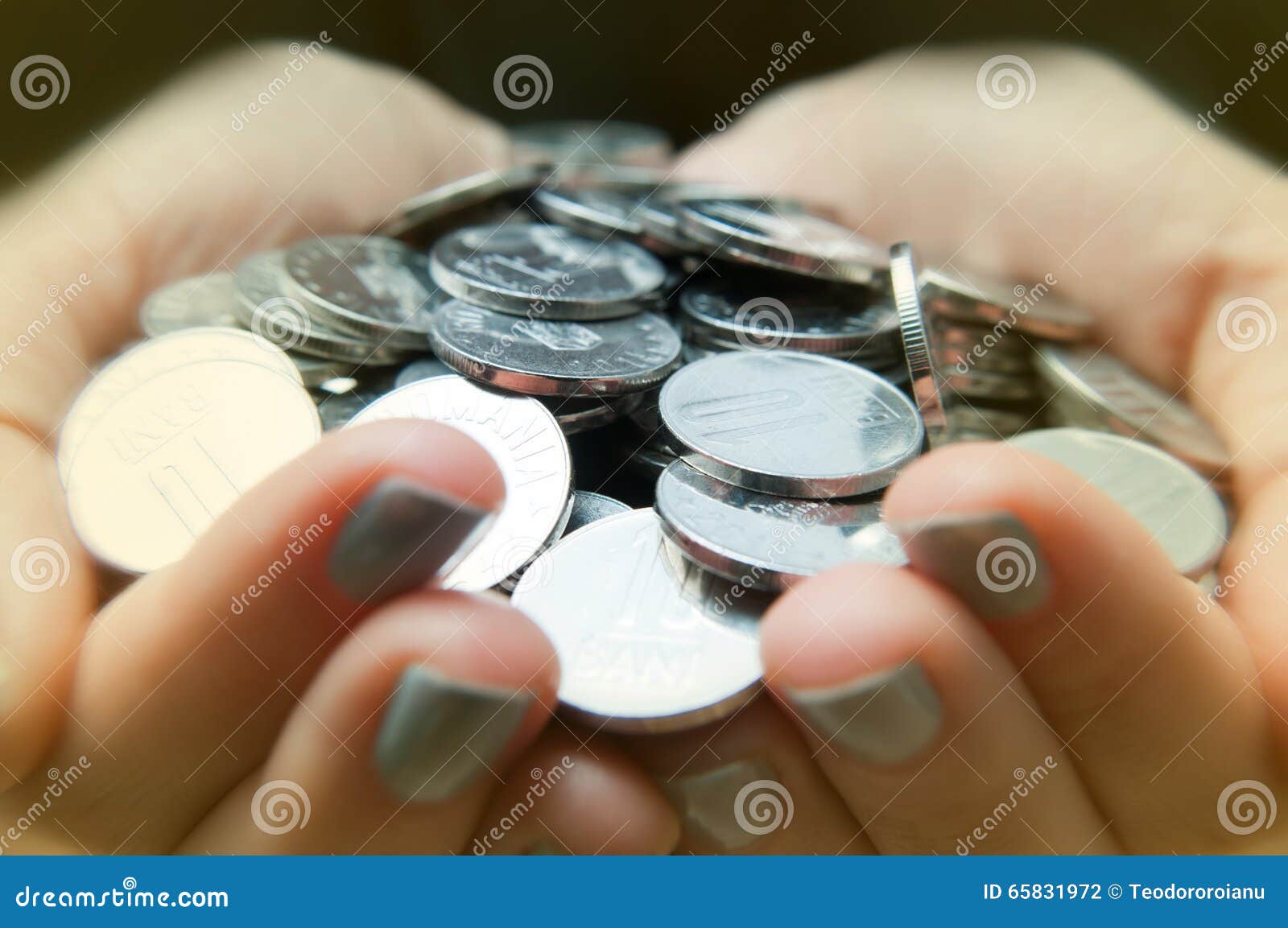 Hand full of money stock photo. Image of business, spare - 65831972